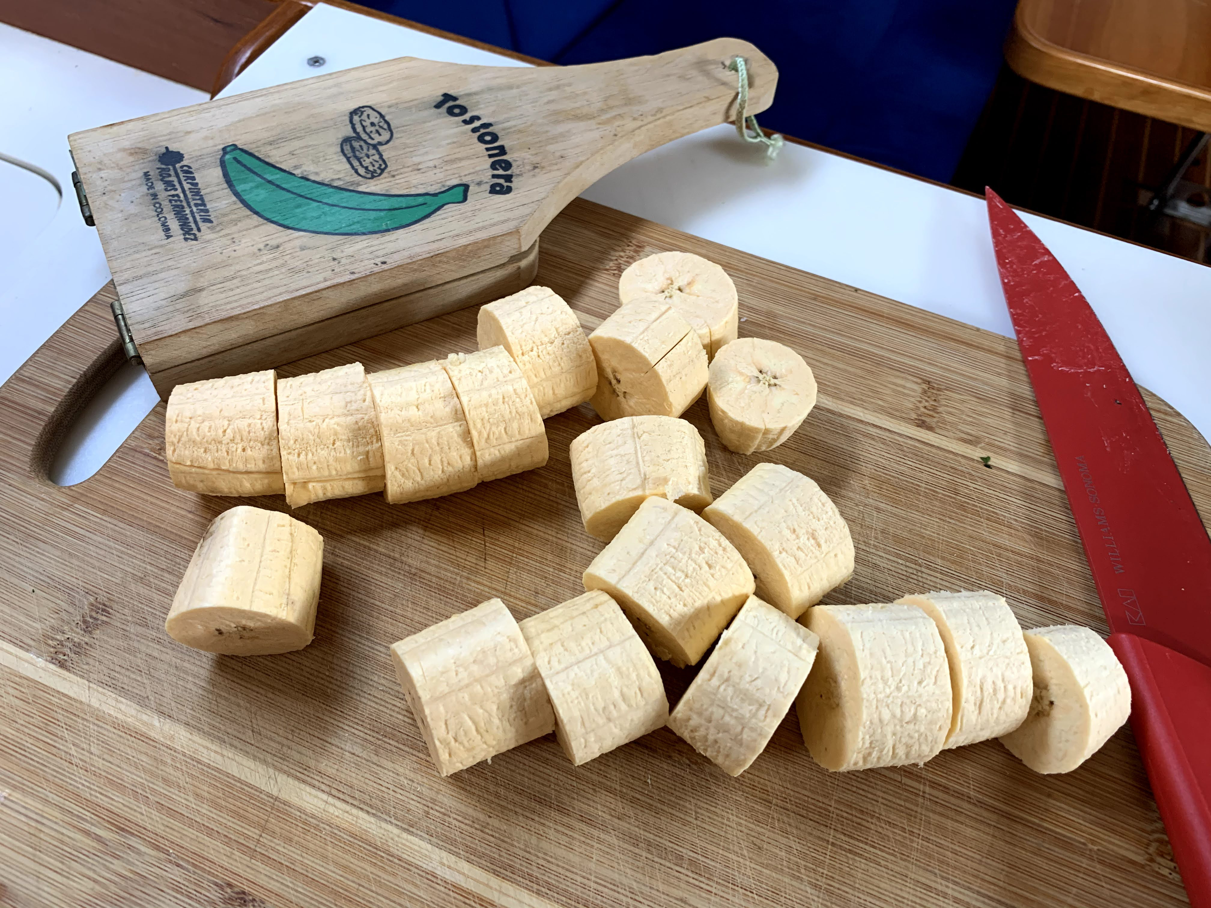 Galley Piratescut into 1 inch slices